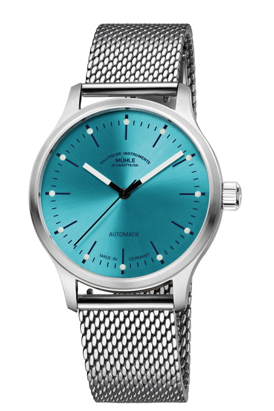 Panova turquoise blue | trendy automatic watch | Mühle-Glashütte