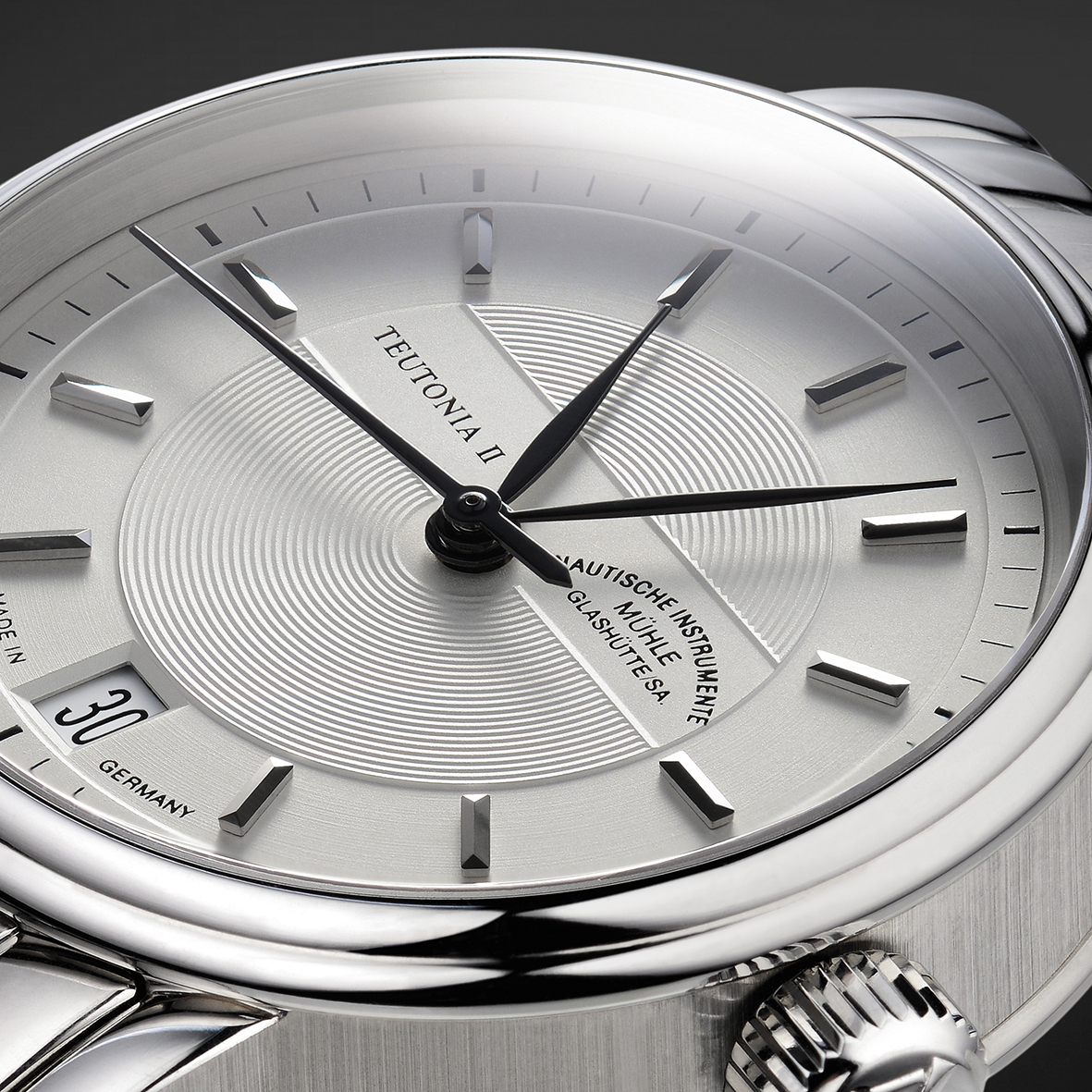 Teutonia II Medium | elegant unisex wristwatch | Mühle-Glashütte