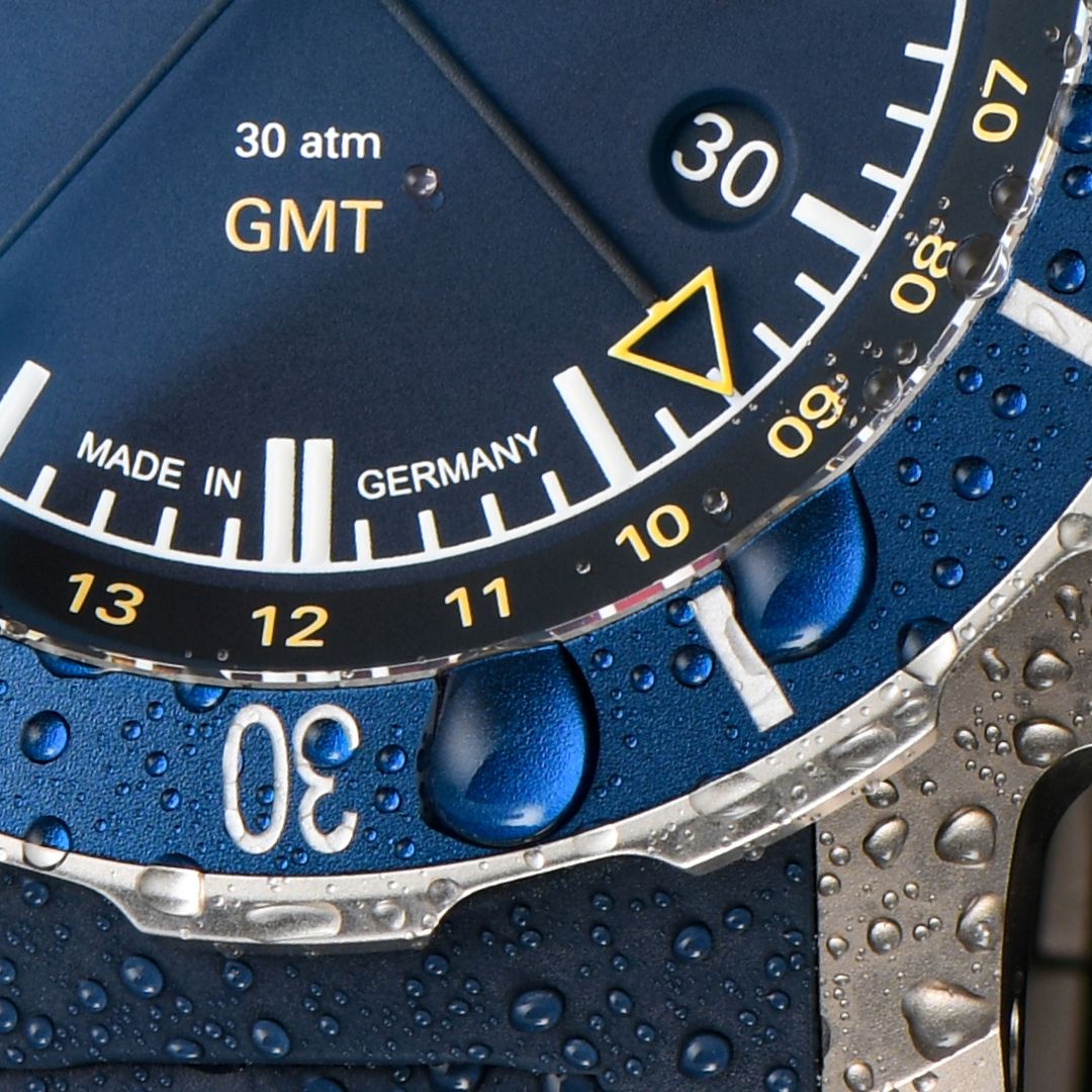 Seebataillon GMT | Mission watch | light titanium case | Mühle